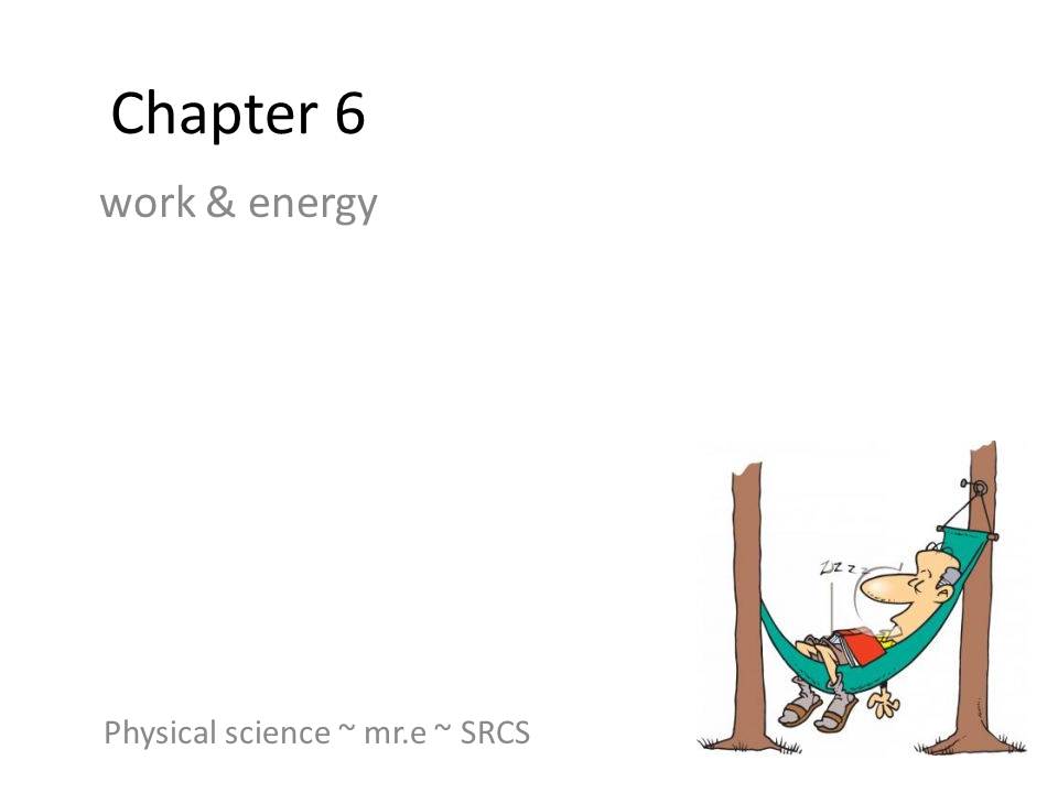 room 305 | ch. 6 work and energy
